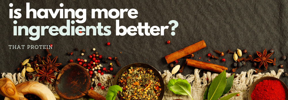 IS HAVING MORE INGREDIENTS PER SERVING BETTER FOR YOU WHEN IT COMES TO ...
